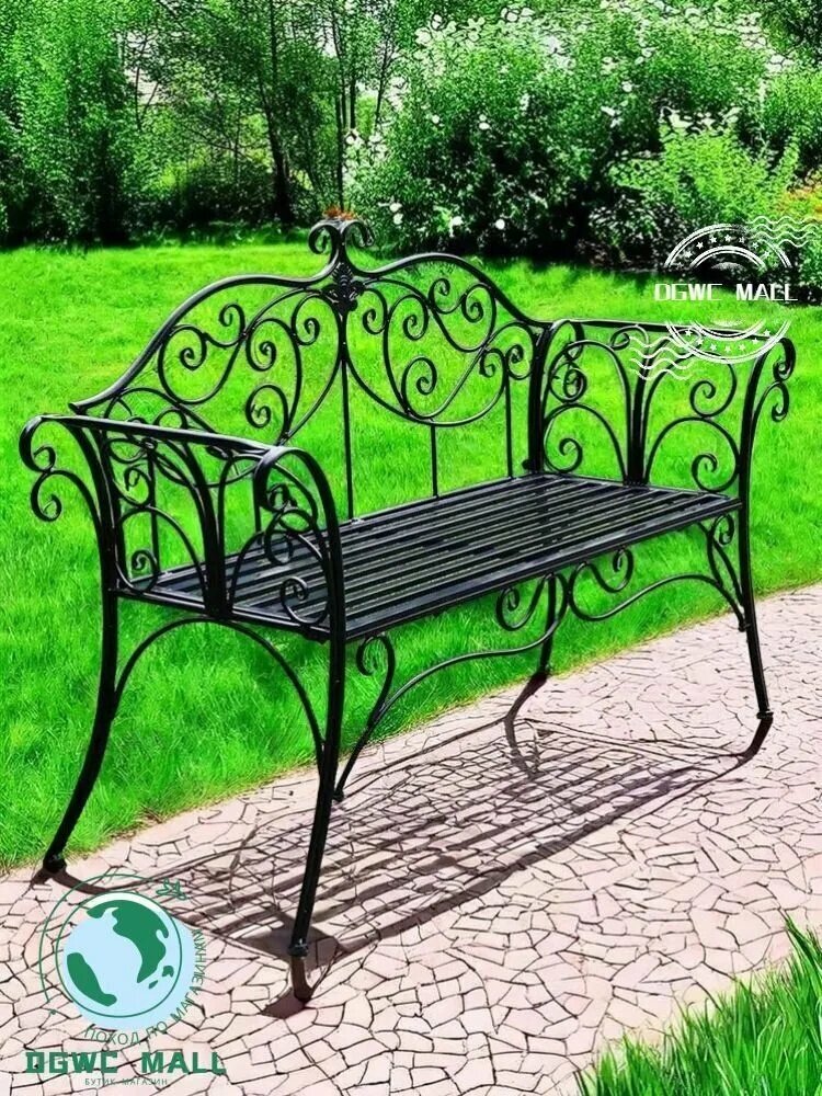 Садовая скамейка 133х49х90 см