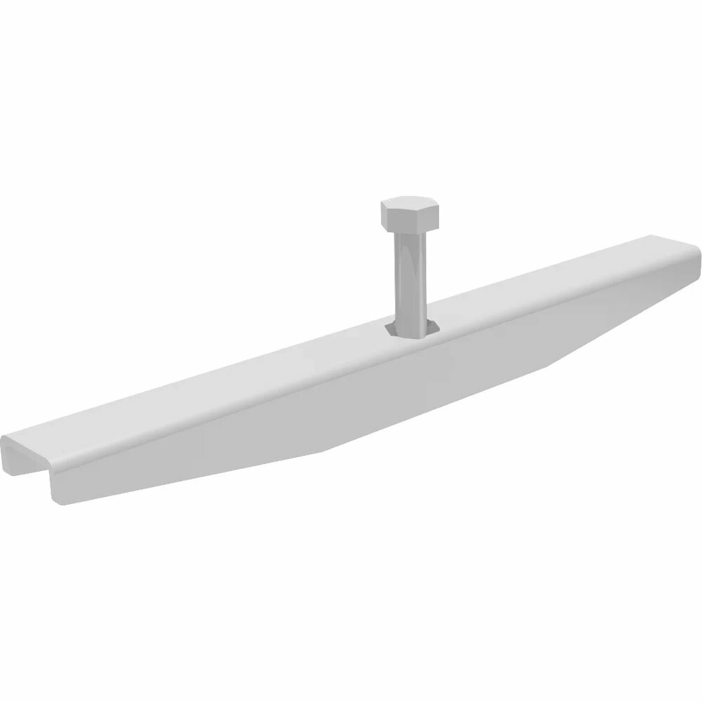 Крепеж стальной к лотку Gidrolica Standart dn200 (планка + винт 10x50) 128ст