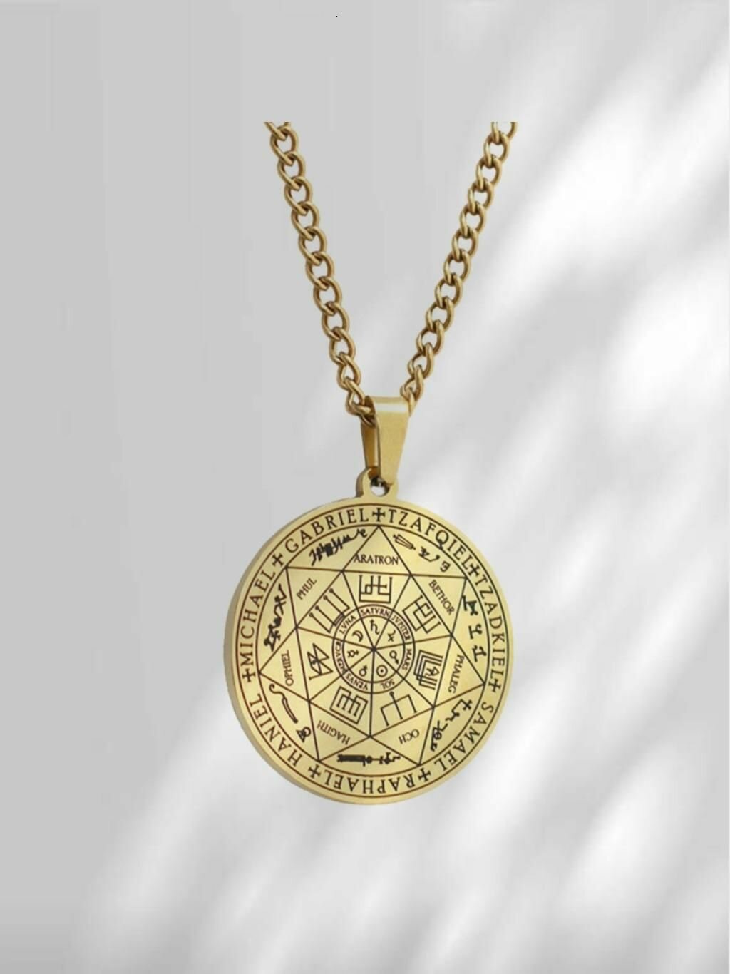 Кулон "Метатрон" с печатью Соломона, Золото