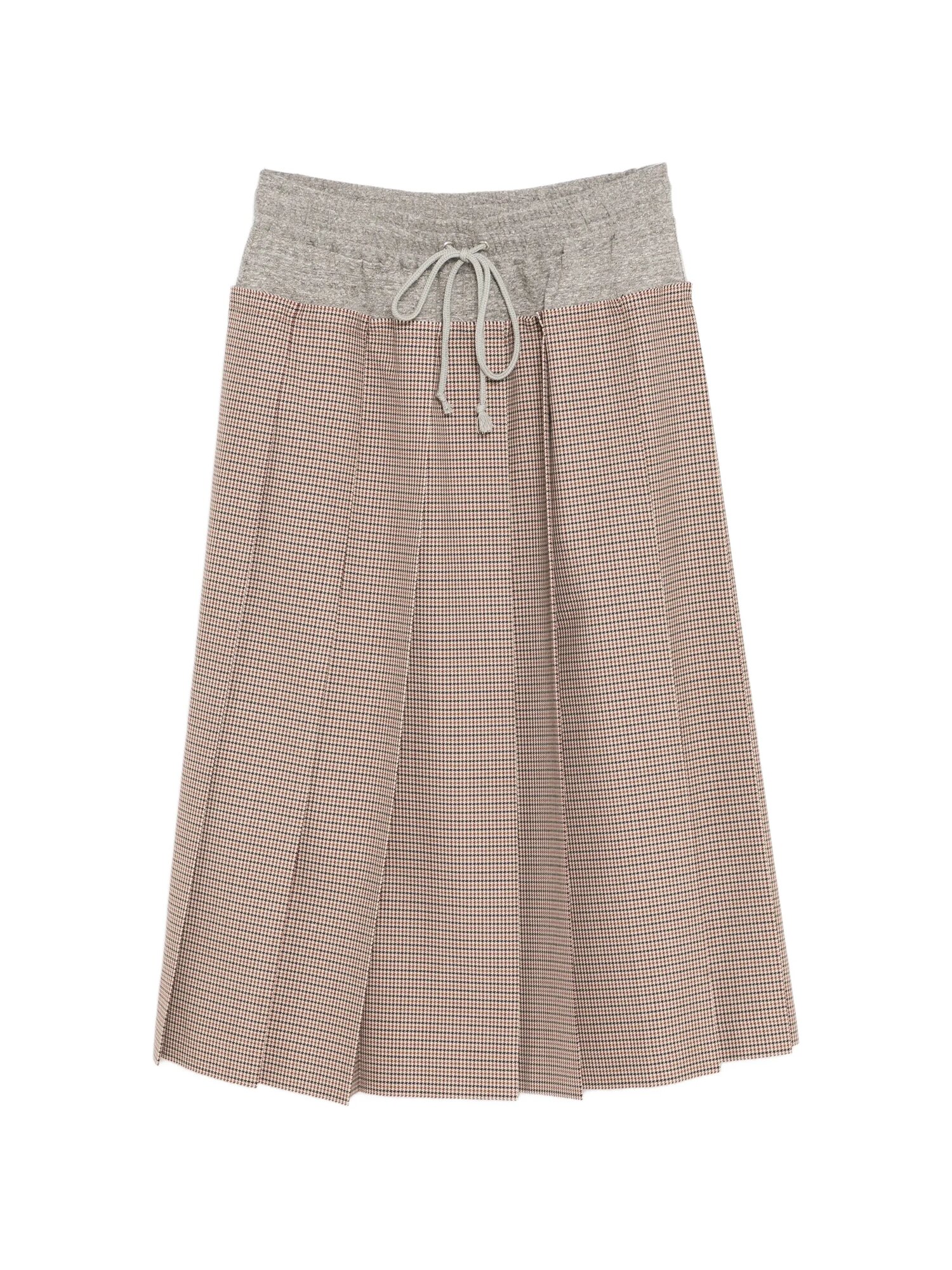 Юбка Pleated drawstring skirt