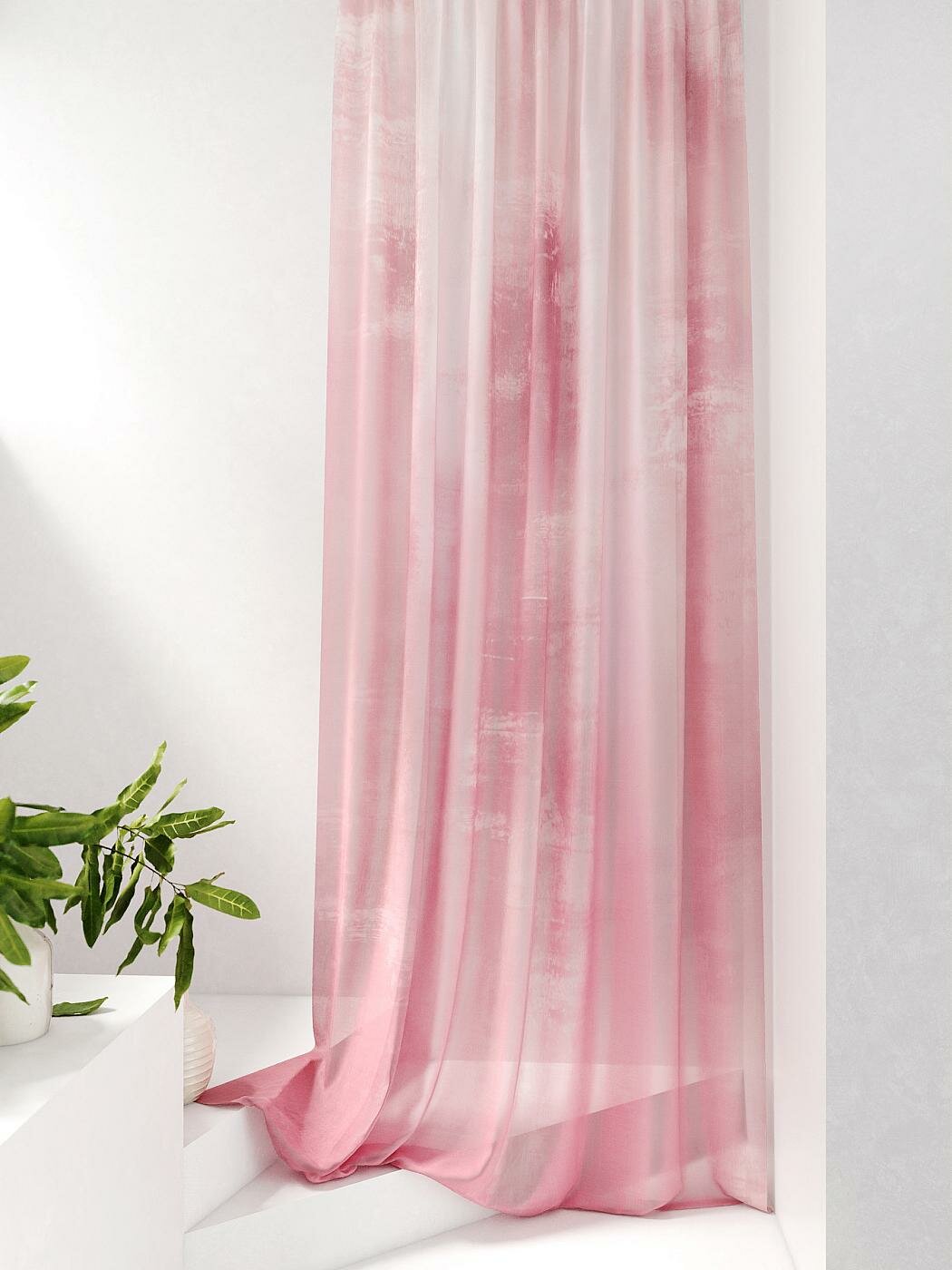 Штора для спальни и гостиной готовая 150x260 см с рисунком (589091-260)