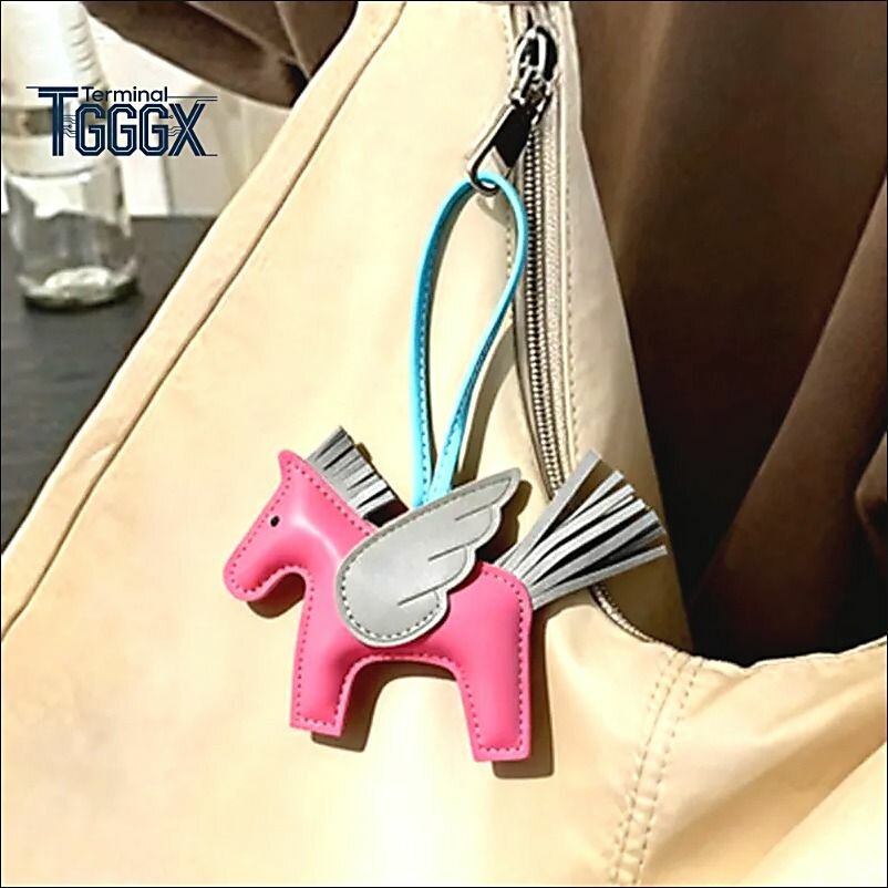 Симпатичные подвески-сумки с лошадьми-коричневый, 1 шт.