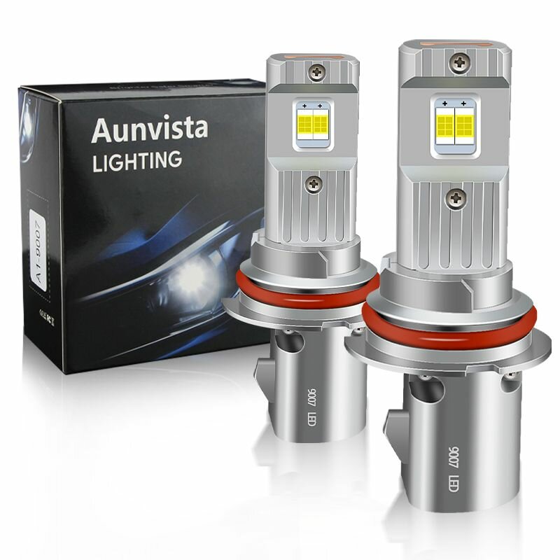 SAARMAT Лампа автомобильная HB5, 2 шт. арт. Светодиодный Фары автомобиля Лампы 9007/HB5