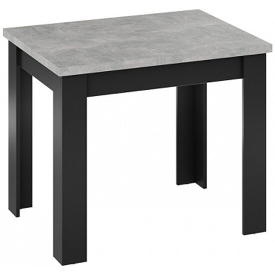 Стол раздвижной Трия Промо тип 3 Черный/Ателье светлый