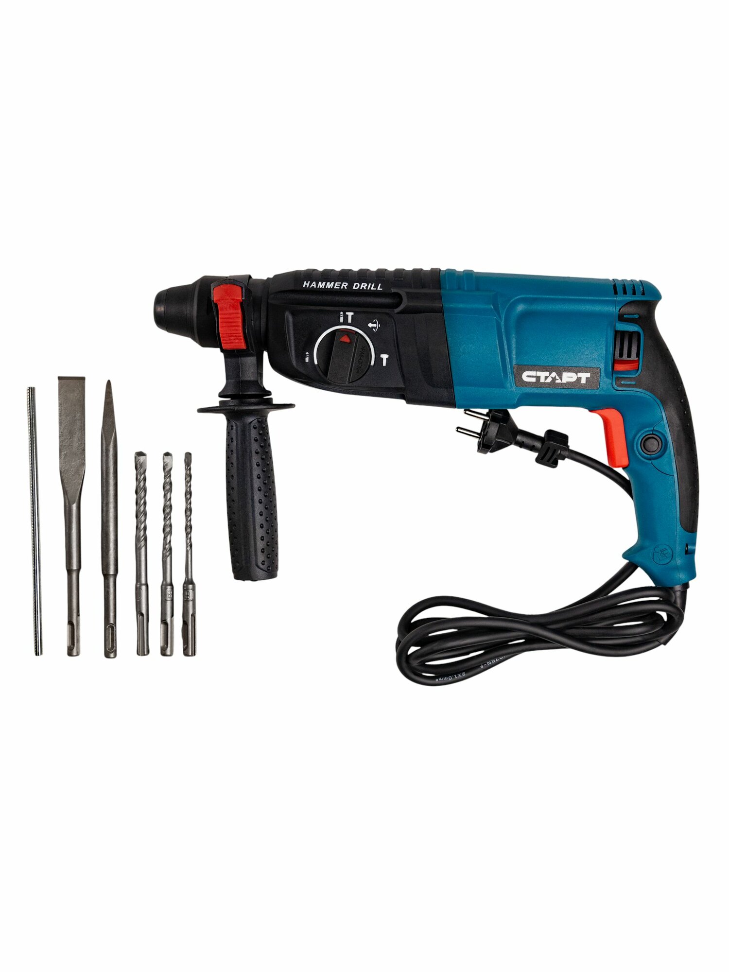 Перфоратор старт, пластиковый бокс, 4900 уд/мин, 1100 об/мин