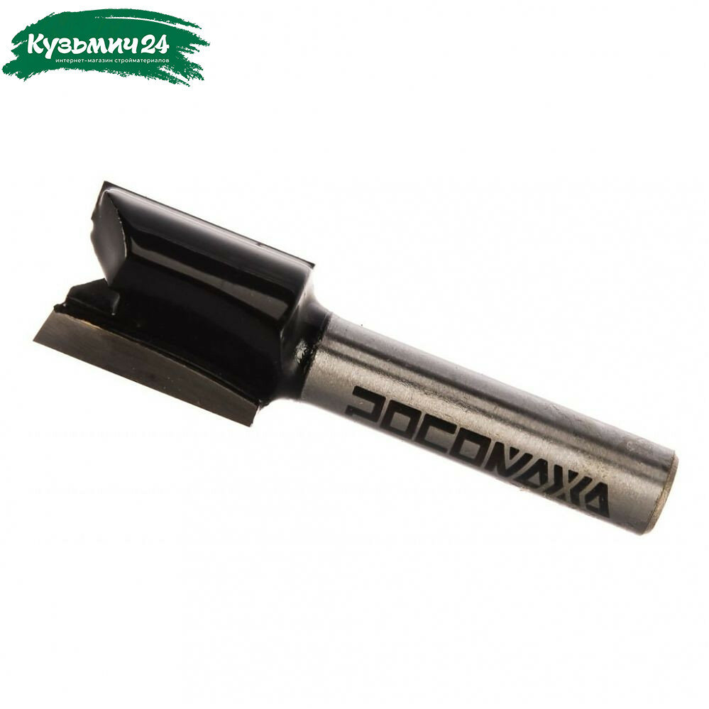 Фреза концевая Росомаха под накладные петли, по дереву, , пазовая d8 мм, D16 мм, H20 мм, 800203