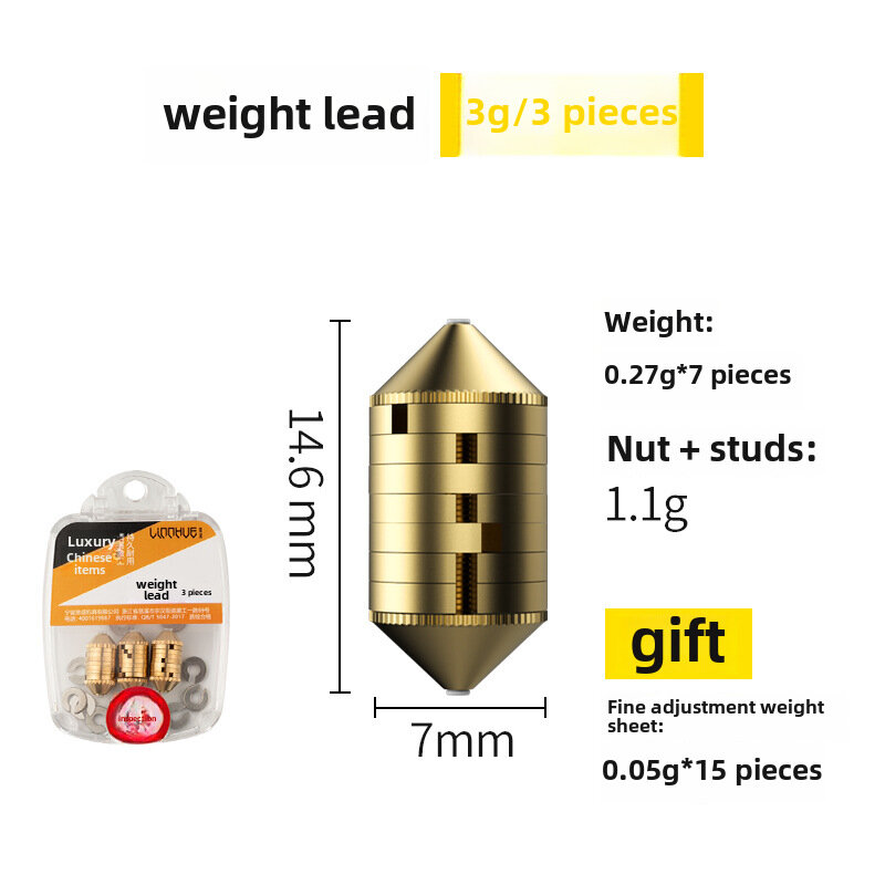 Куски свинца для рыбалки Lin Lake, быстро регулируемые, без повреждения лески, 3,0 г, 3 коробки с тонконастроенными прокладками, подвесы из свинца, аксессуары для рыбалки