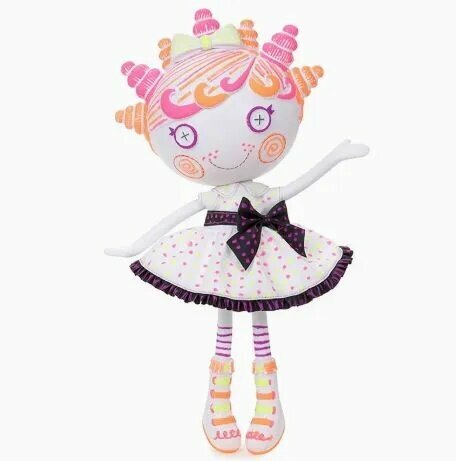 Кукла Лалалупси Lalaloopsy Повторяющиеся цвета, можно стирать