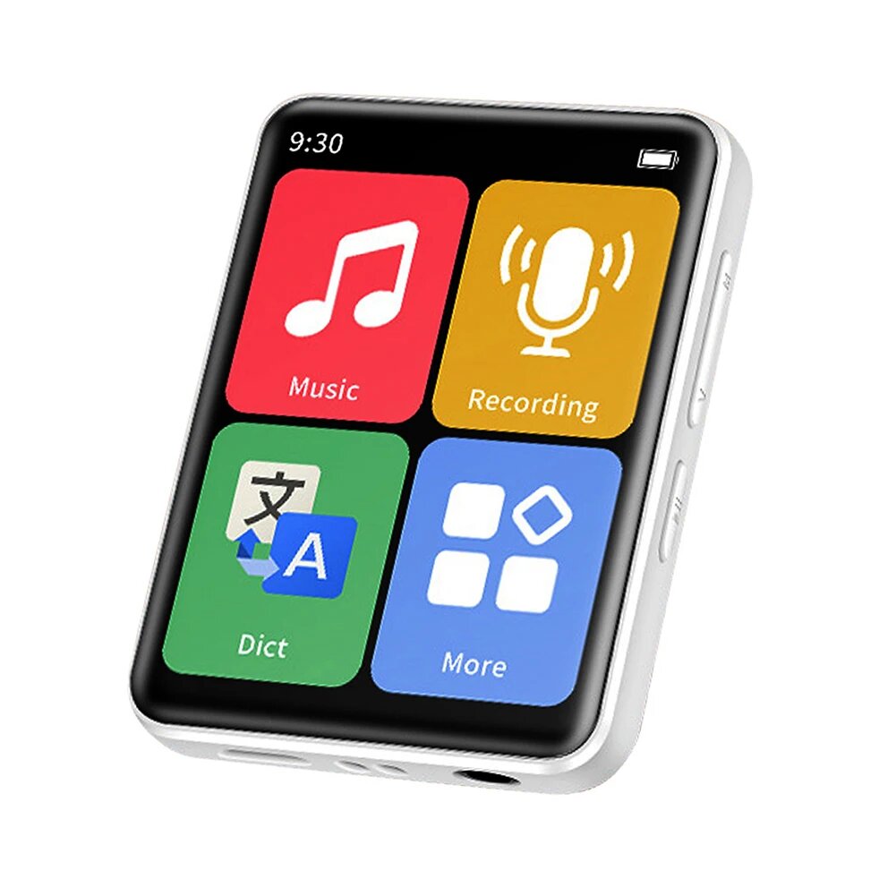 MP3-плеер ALLOYSEED Bluetooth 5.2 для детей белый