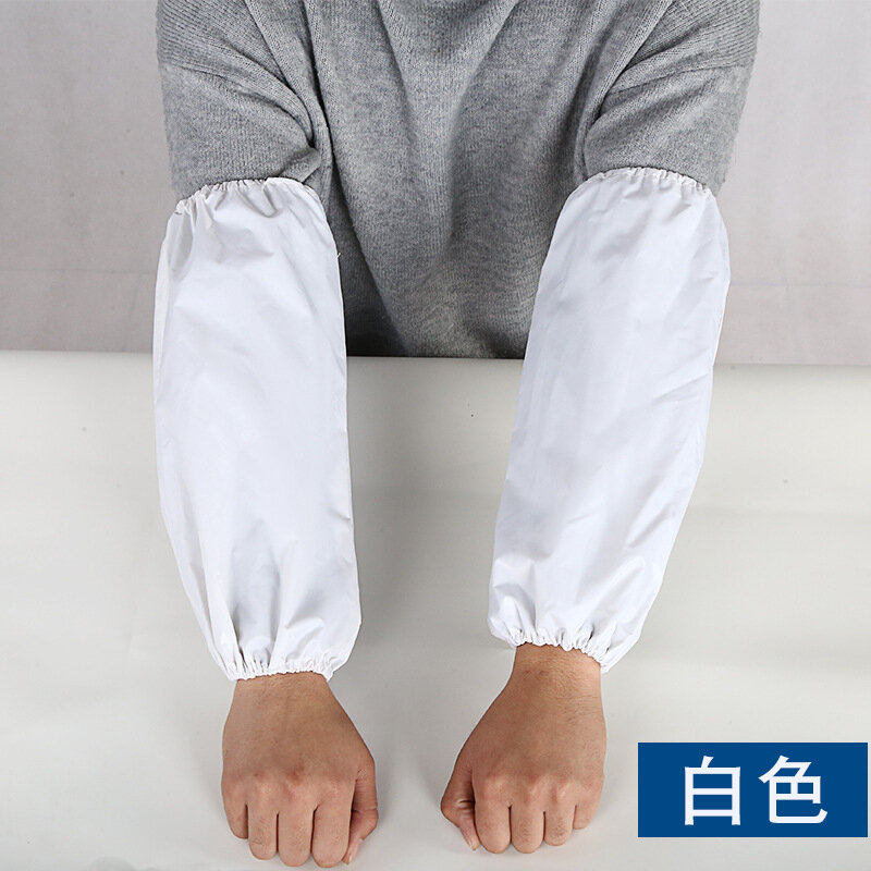 Белые Охрана труда рабочие износостойкие рабочие манжеты для мужчин и женщин Кухонные домашние манжеты