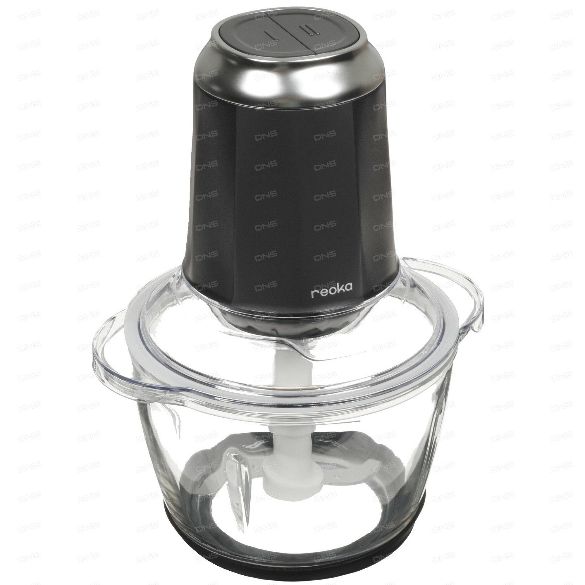 Измельчитель Reoka РКEC-602, 2 скорости, стеклянная чаша, 1.2л, 600Вт