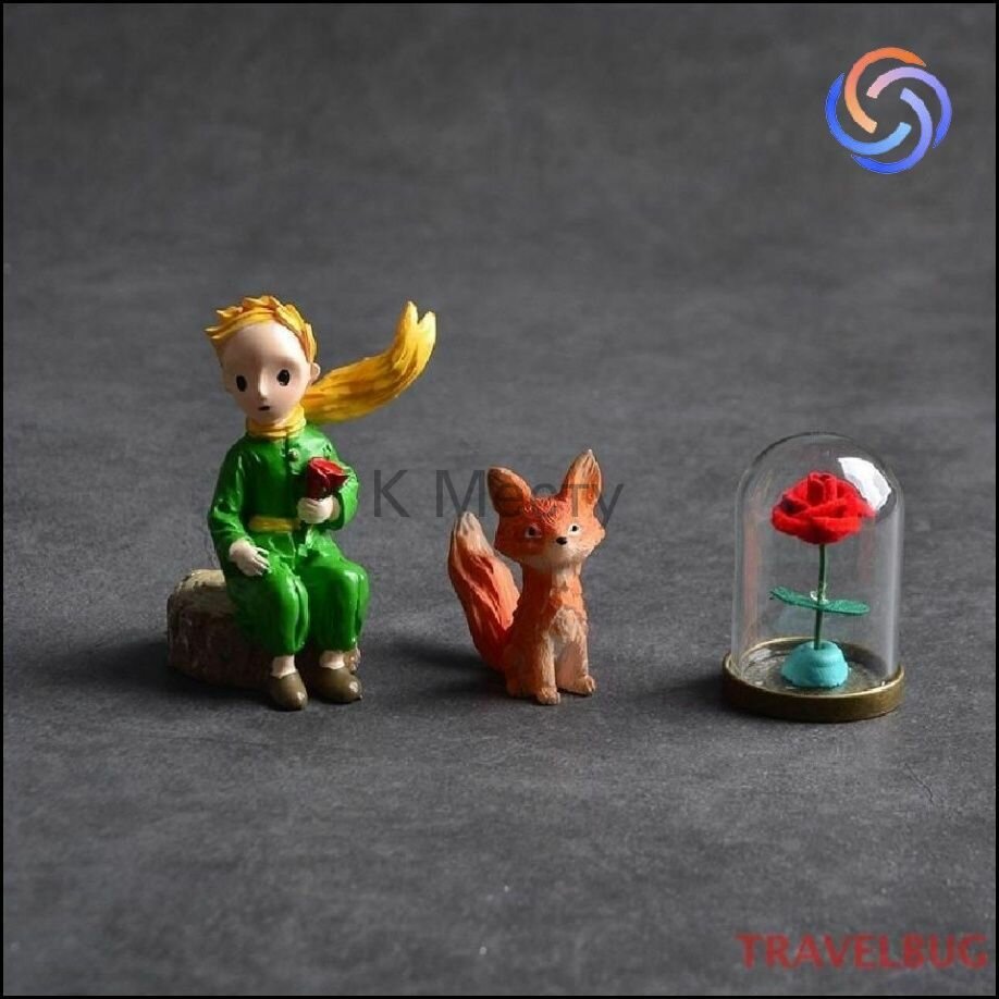 Эксклюзивная коллекция фигурок из смолы Маленький принц, 3 предмета