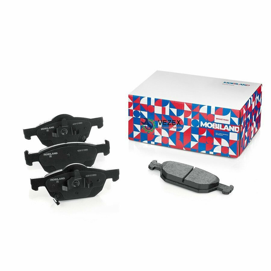 MOBILAND 429101880 колодки дисковые! передние\ Honda Accord 2.0-2.4i 08>/Civic 1.4/1.8 12>