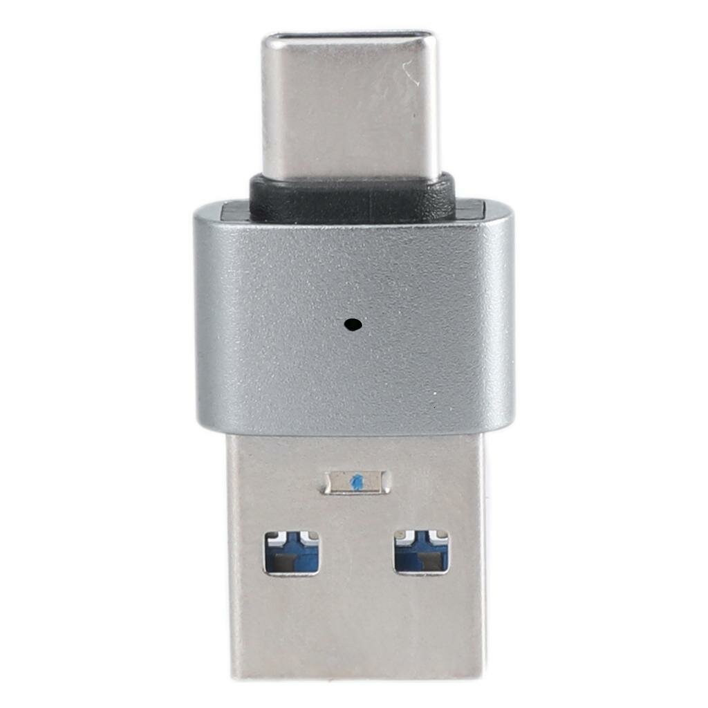 Адаптер USB 3.0 — USB-C, Круглый со светлым ГР