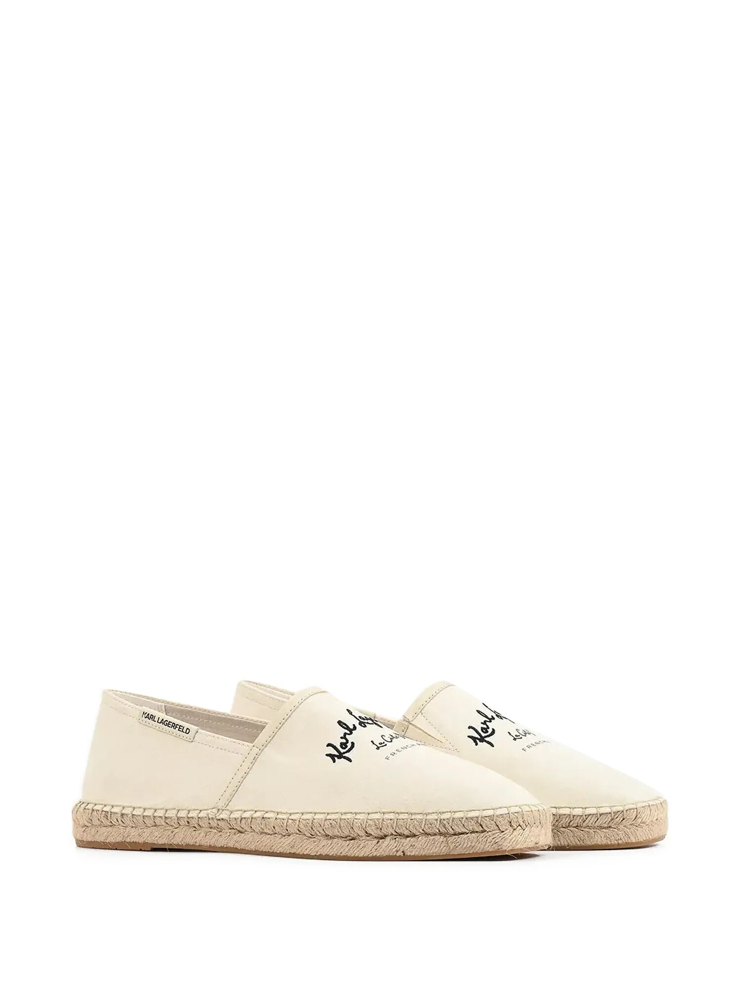 Эспадрильи Karl Lagerfeld Logo-embroidered braided-sole espadrilles, размер 43, разноцветный — фото 1