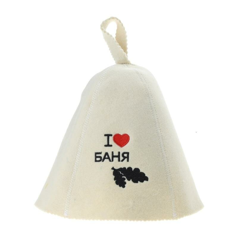 Шерстяная фетровая шапка для сауны, RS015