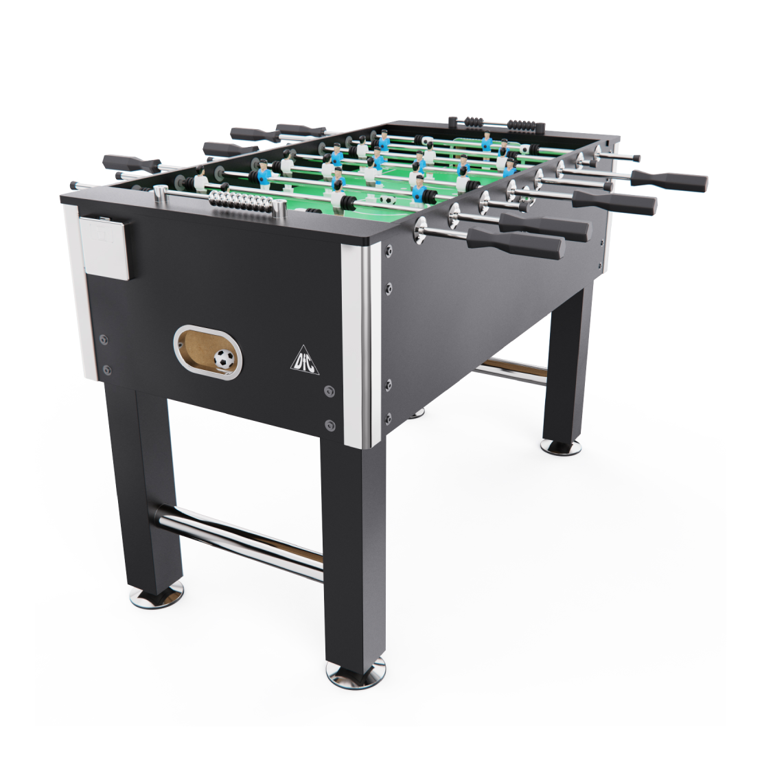 Игровой стол DFC Juventus HM-ST-55601 для футбола, 4.5 фута, МДФ/пластик, черный