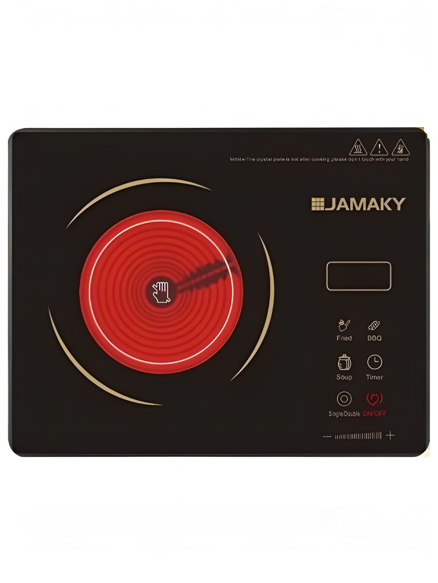 Инфракрасная настольная плита JMK-7004, стеклокерамика, черный