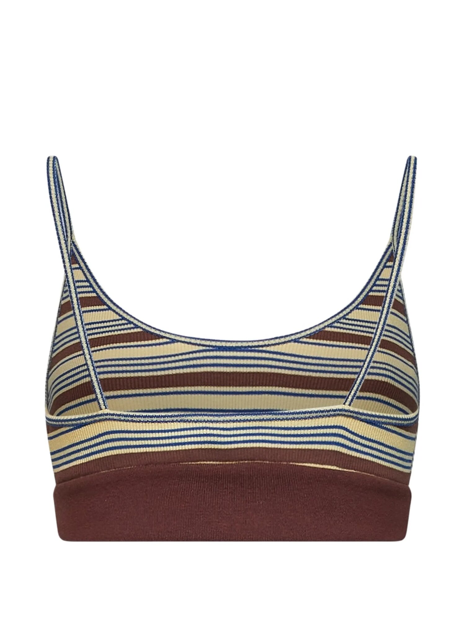 Топ FENDI Striped ribbed top, размер 40 — фото 1