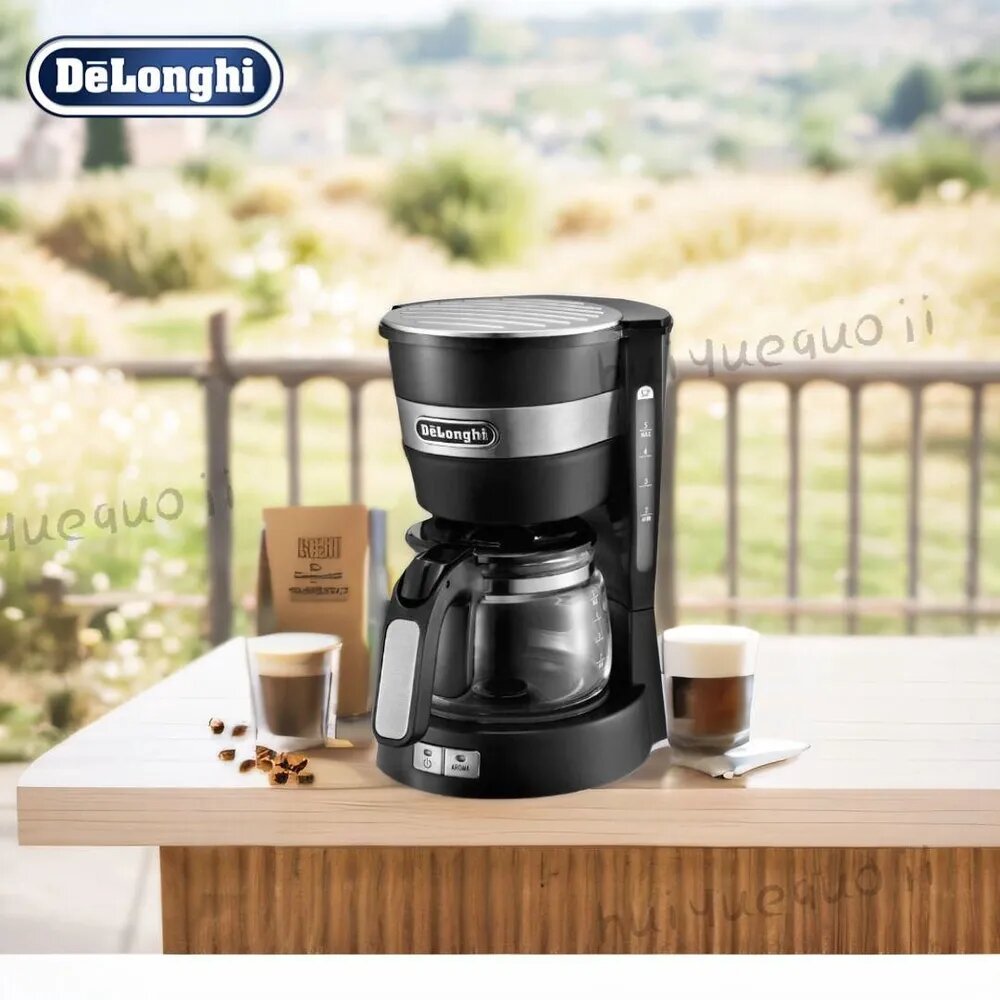 DeLonghi ICM14011 R12H капельная кофеварка, черный, 5 чашек, 650 Вт