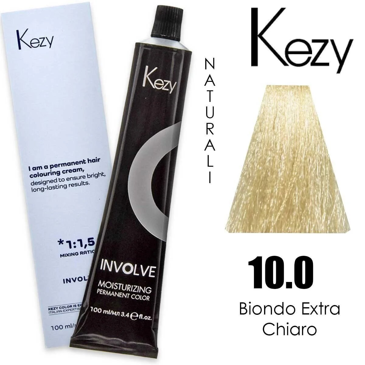 KEZY Стойкая крем-краска экстра светлый блондин 10.0 INVOLVE, 100 мл