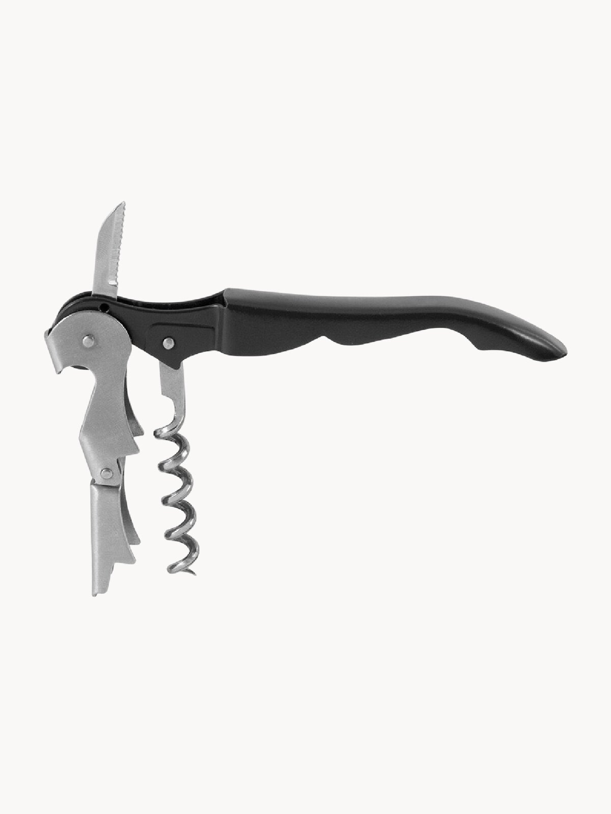 Штопор двухступенчатый Сомелье Mallony с ножом для капсулы и хромированной сталью