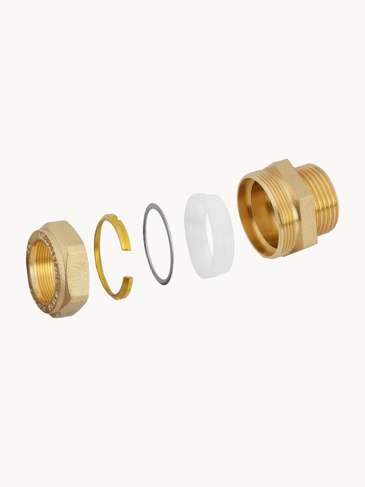 Муфта Stahlmann (M) 20х3/4 EF, для водопроводных труб, латунная