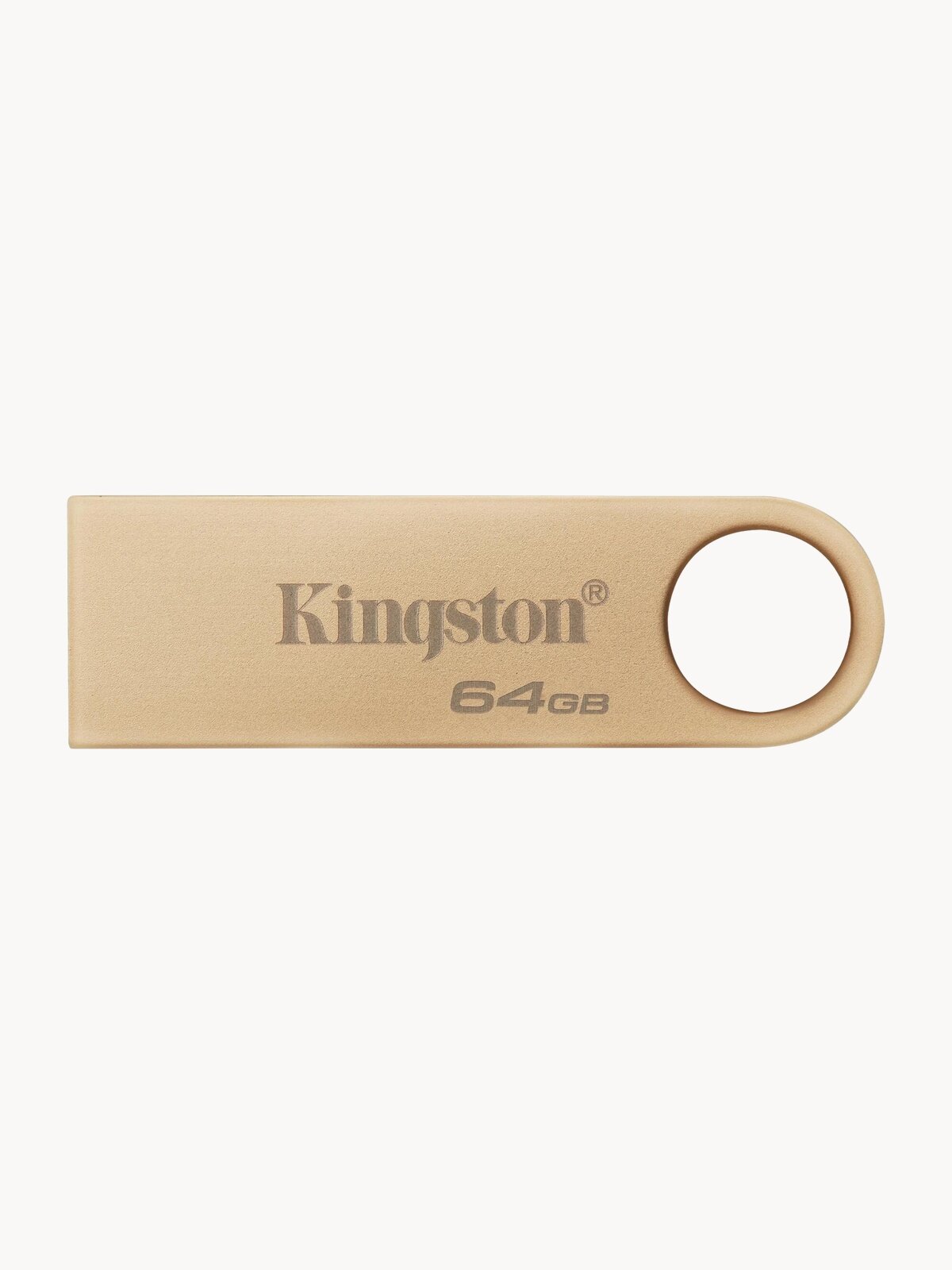 Флешка USB Kingston DataTraveler SE9 64ГБ, USB3.0, золотистый [dtse9g3/64gb]