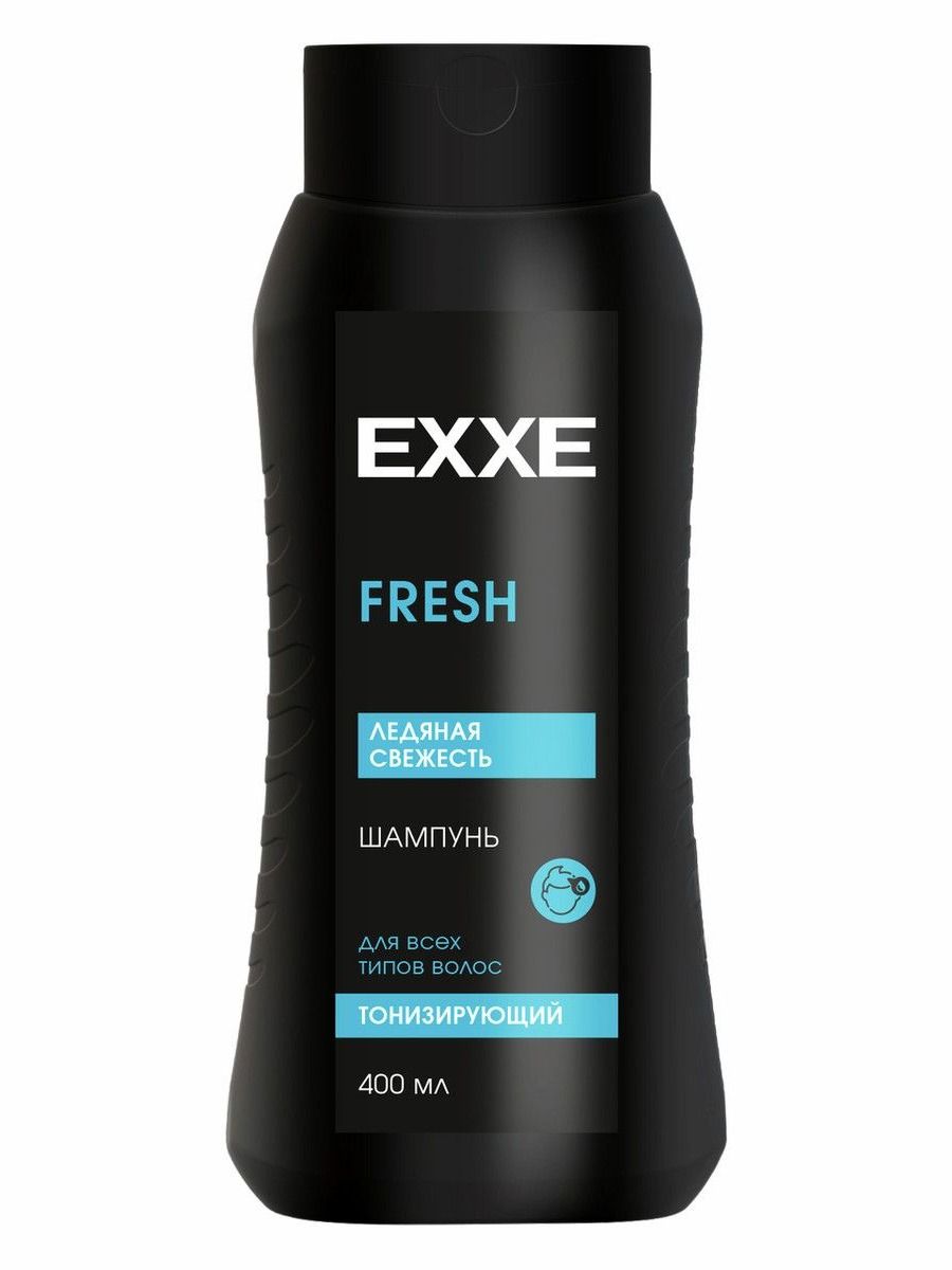 Exxe Men Шампунь Fresh Тонизирующий Ледяная свежесть 400