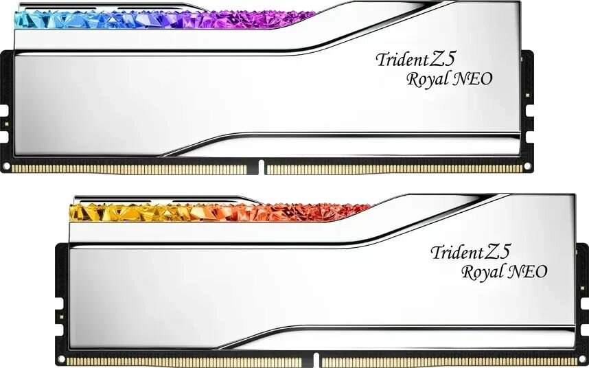 Модуль оперативной памяти G.Skill Модуль памяти DDR5 TRIDENT Z5 ROYAL NEO RGB 64GB (2x32GB) 6000MHz CL30 (30-36-36-96) 1.40V / F5-6000J3036G32GX2-TR5NS