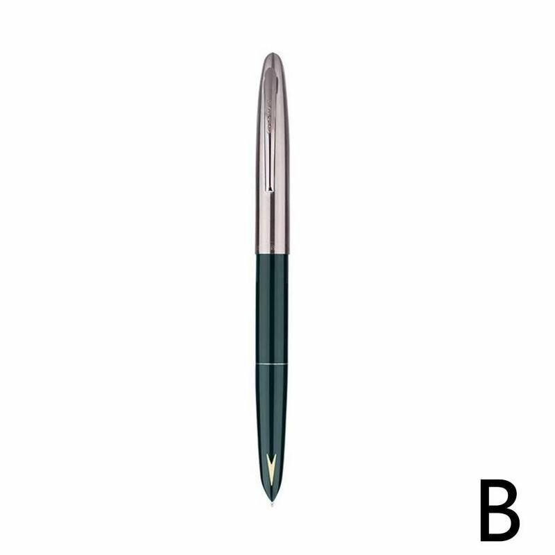 Классическая перьевая ручка Hero 565, чернильная , тонкое перо с капюшоном, 3 цвета, дополнительные канцелярские принадлежности школьников и студентов