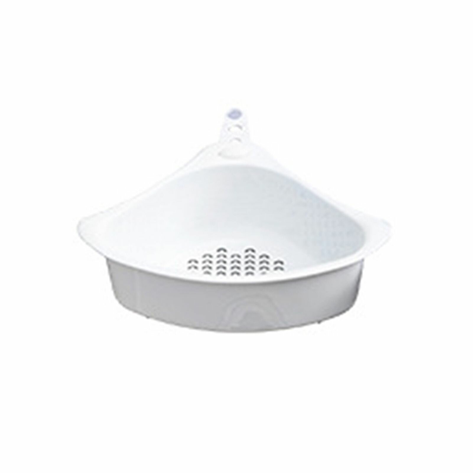 Кухонная треугольная сливная корзина, стабильная, легкая сливная угловая корзина для раковины для кухни, белая