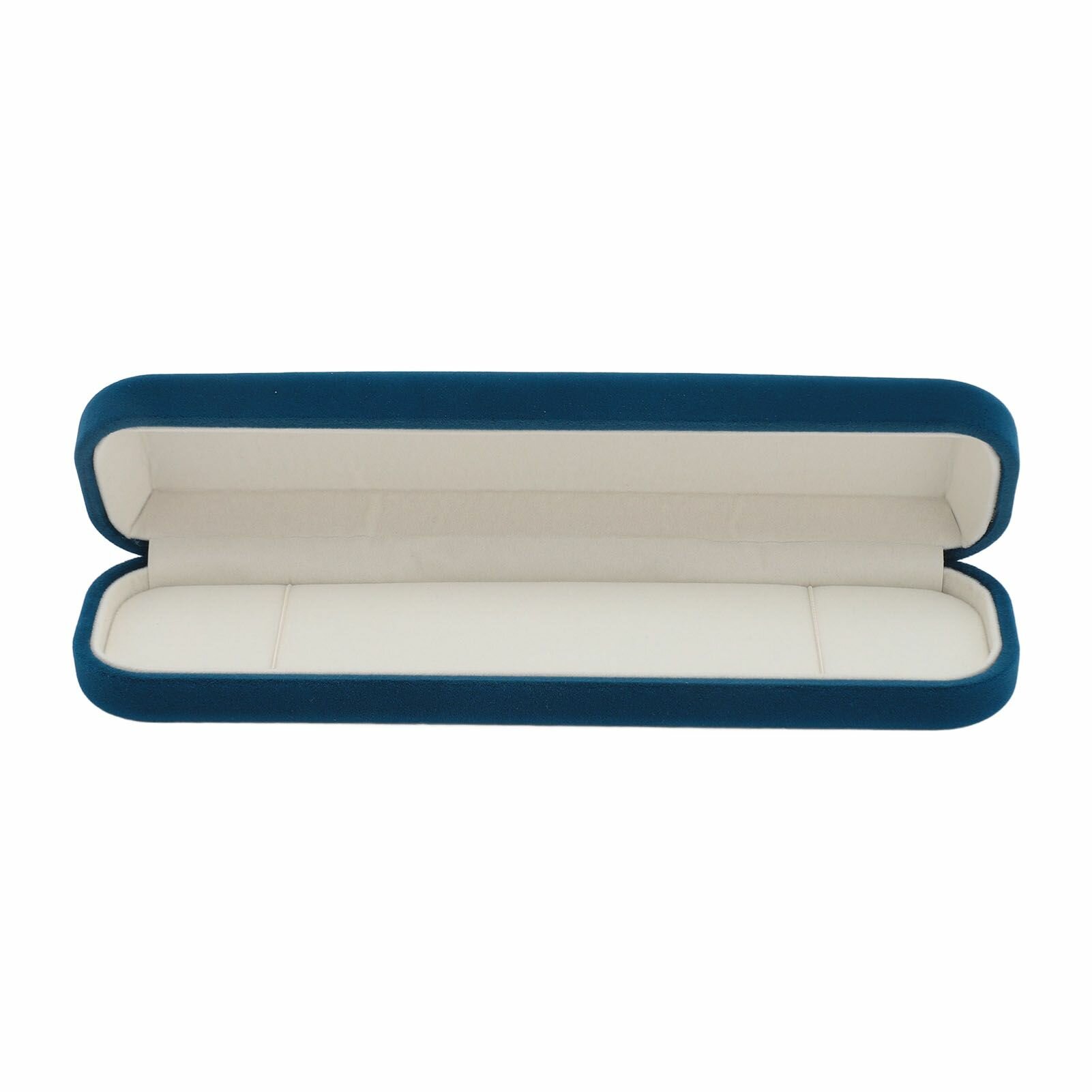 Бархатный чехол для подарочной коробки для ювелирных изделий с мягкой подкладкой, роскошный модный футляр для хранения ювелирных изделий для предложения, синяя коробка для браслета-цепочки