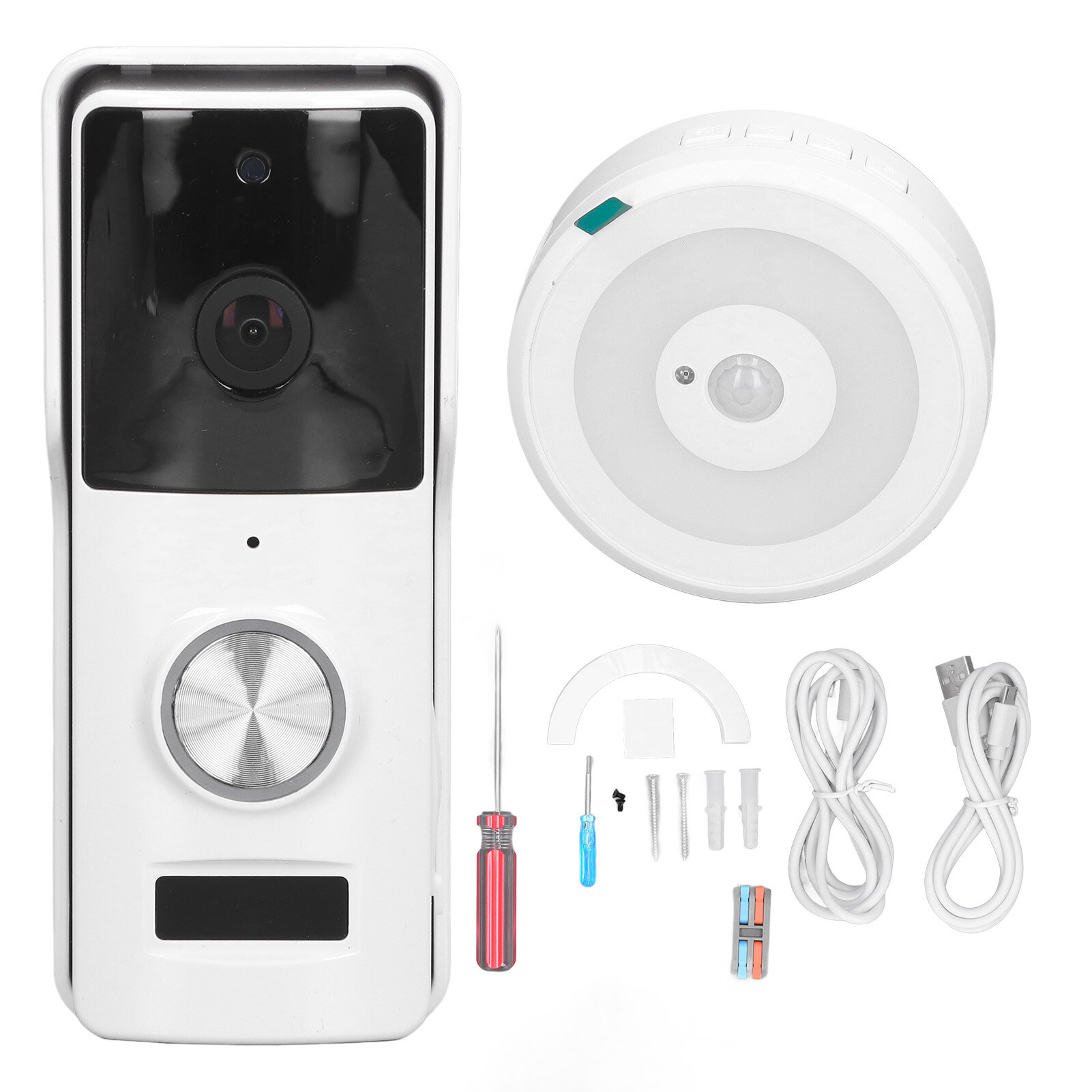 . Видеодомофон 1080P 2MP с батареей 4800mAh и углом 140