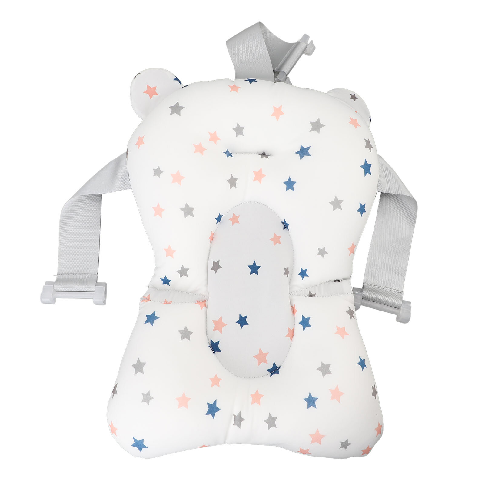 Мягкая подушка для купания младенца, поддерживающая ванночку, сетчатый коврик для купания новорожденных, нескользящая плавающая подушка для купания младенца.