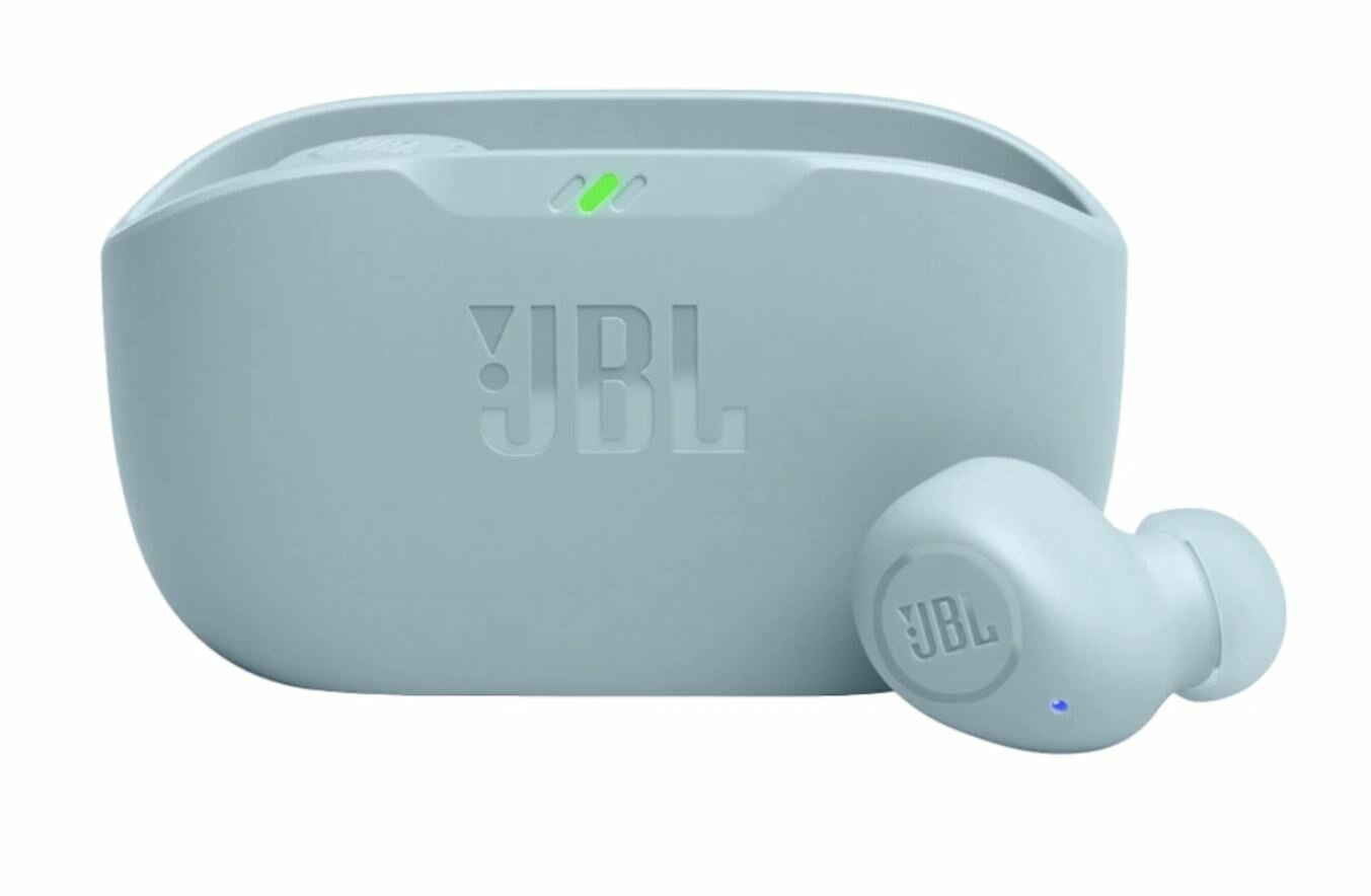 Наушники JBL Wave Buds мятные, внутриканальные, беспроводные