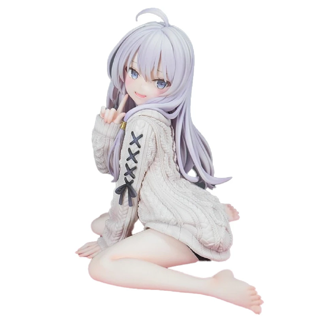 Фигурка "Elaina Knit", коллекционная, аниме-тематика, пластик, 15см, серая