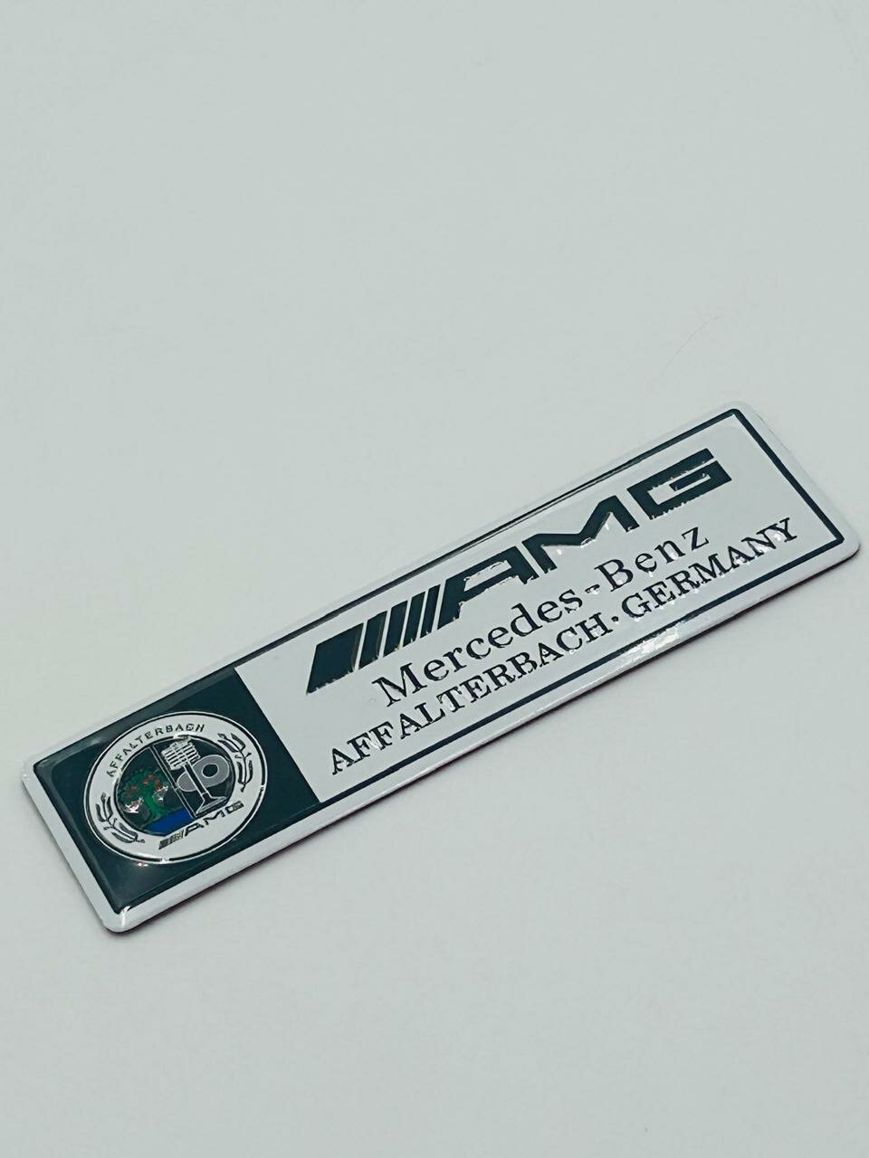 Шильдик надпись наклейка AMG Germany 12см