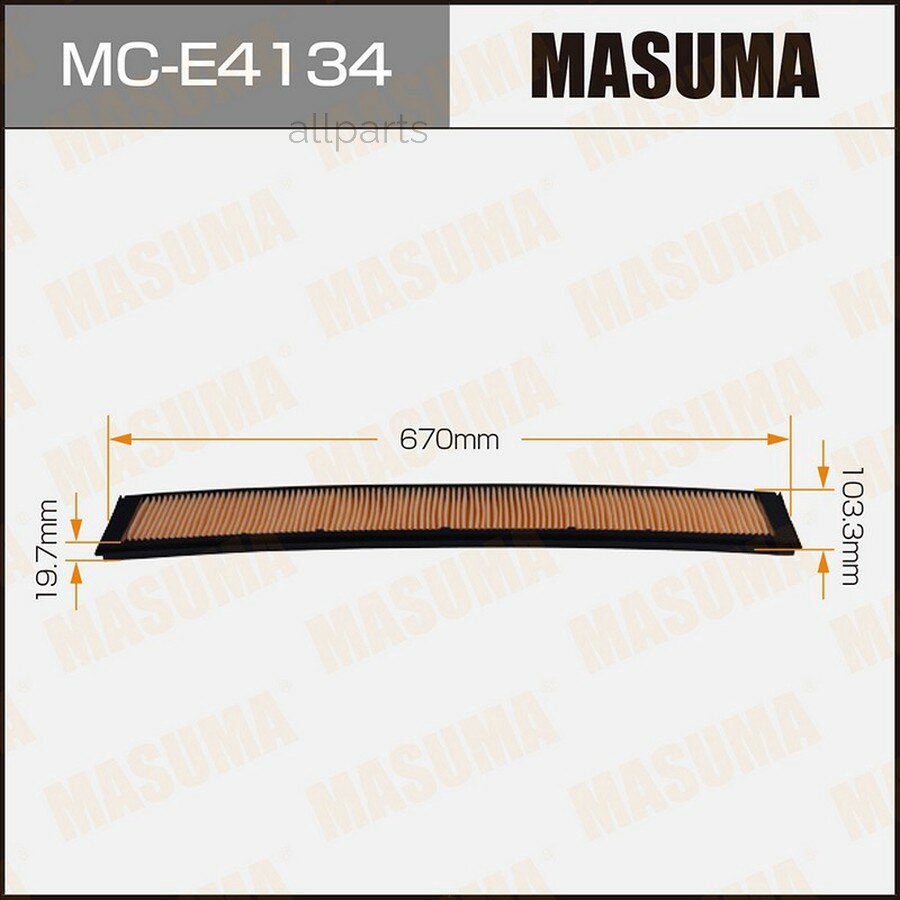 MASUMA MC-E4134 фильтр салона!\ BMW 3 E46/X3 all 98>