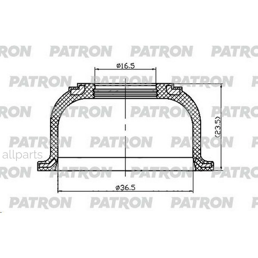 PATRON PSE6408 Пыльник шаровой опоры (16,5x36,5x23,5) DAIHATSU TERIOS J100/J111 1997-2006 TOYOTA CAMI J100E, J102E, J122E 1999.05-2005.12, PIXIS 11-