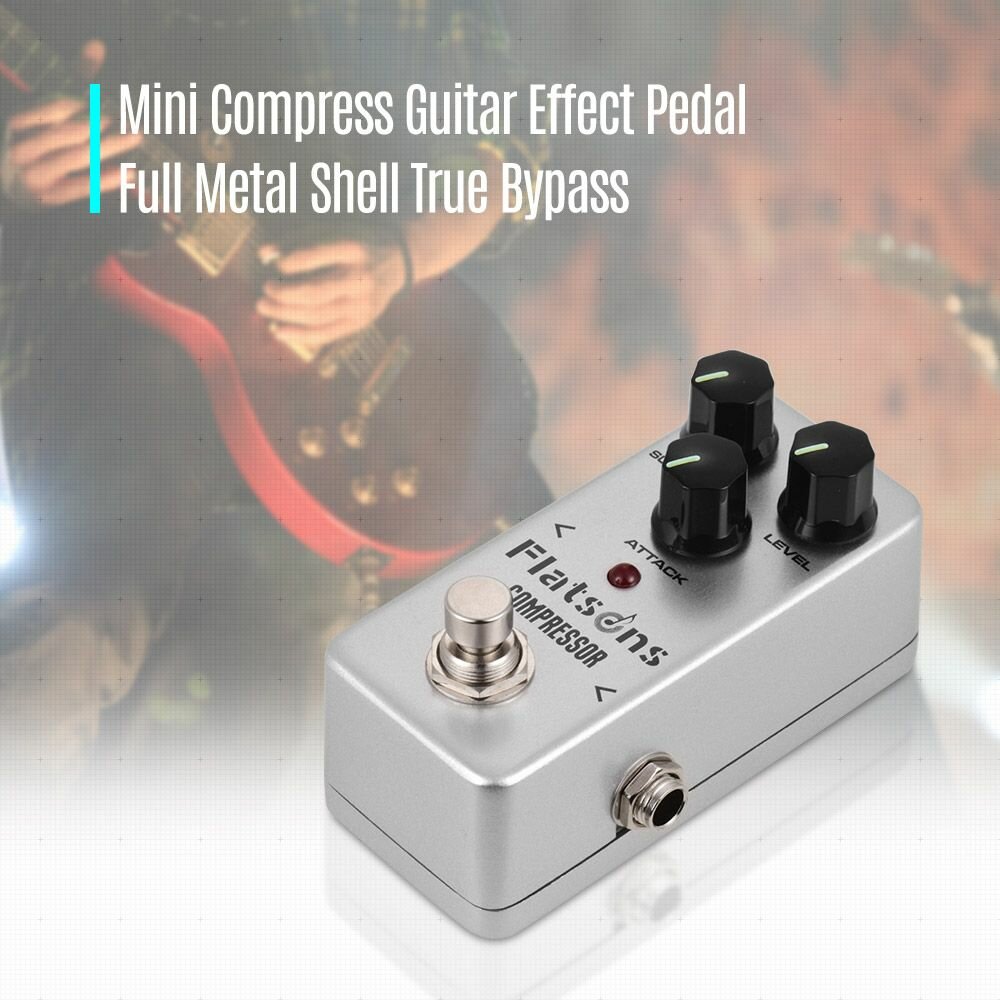 Flatsons COMPRESSOR Mini Compress Педаль эффектов для гитары — фото 1