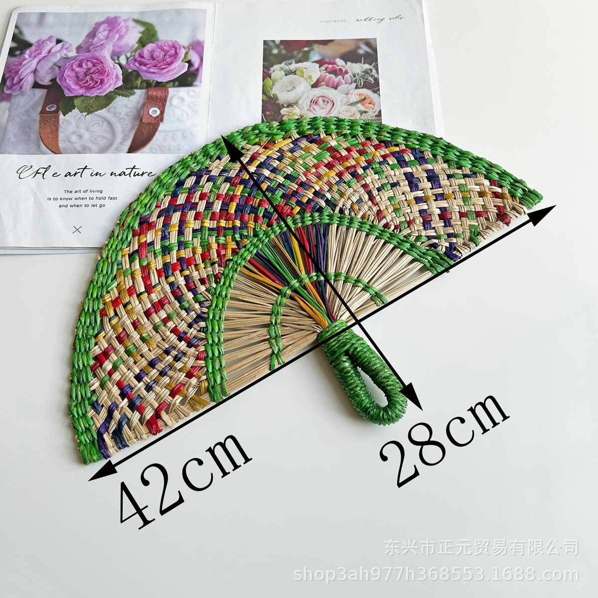 Веер, Вентилятор для ванной, вьетнамские водоросли ручной работы