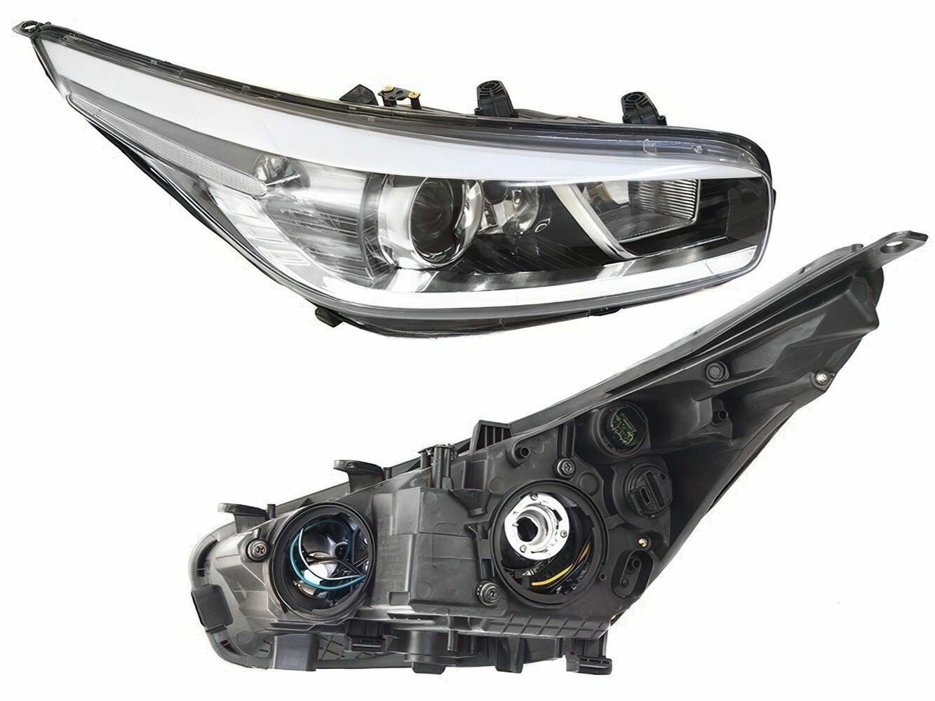 Фара правая, не диодная для КИА Сид арт ST2231149R SAT