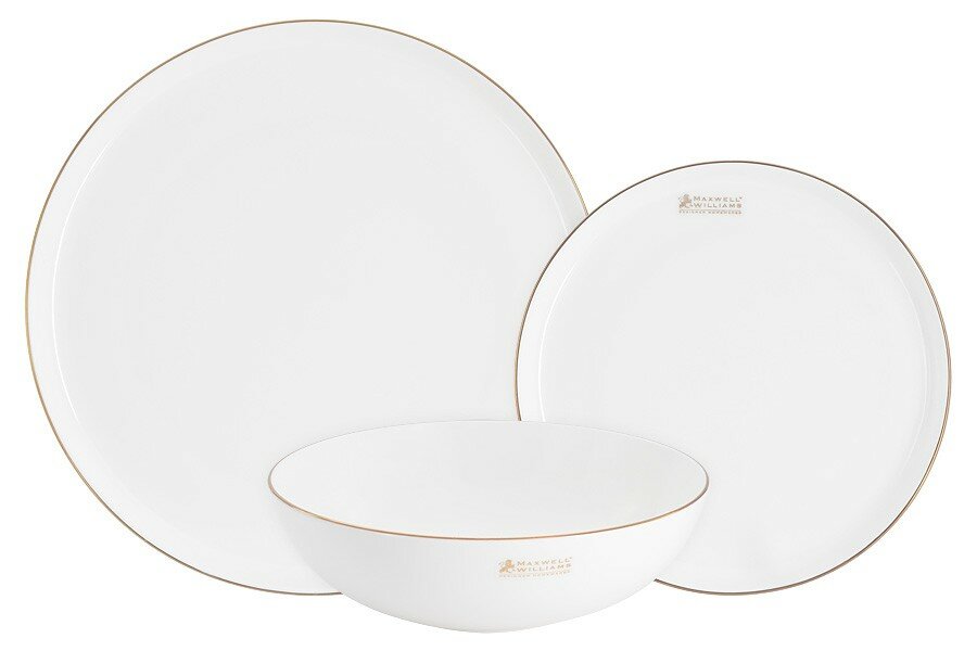 Набор обеденный 12 предметов на 4 персоны Кашемир Голд в подарочной упаковке (Maxwell&Williams)