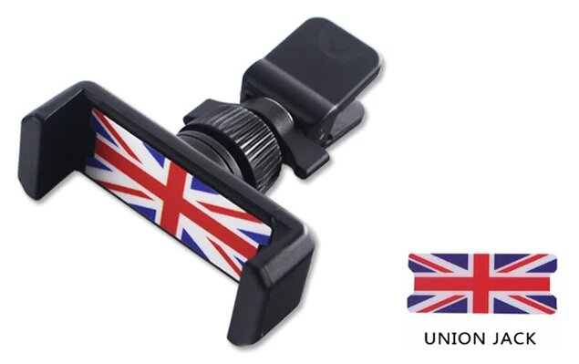 Универсальный автомобильный держатель для телефона Union Jack с вентиляционным отверстием, держатель для мобильного телефона, кронштейн для Mini Cooper One JCW S F60, автомобильный Стайлинг Красный