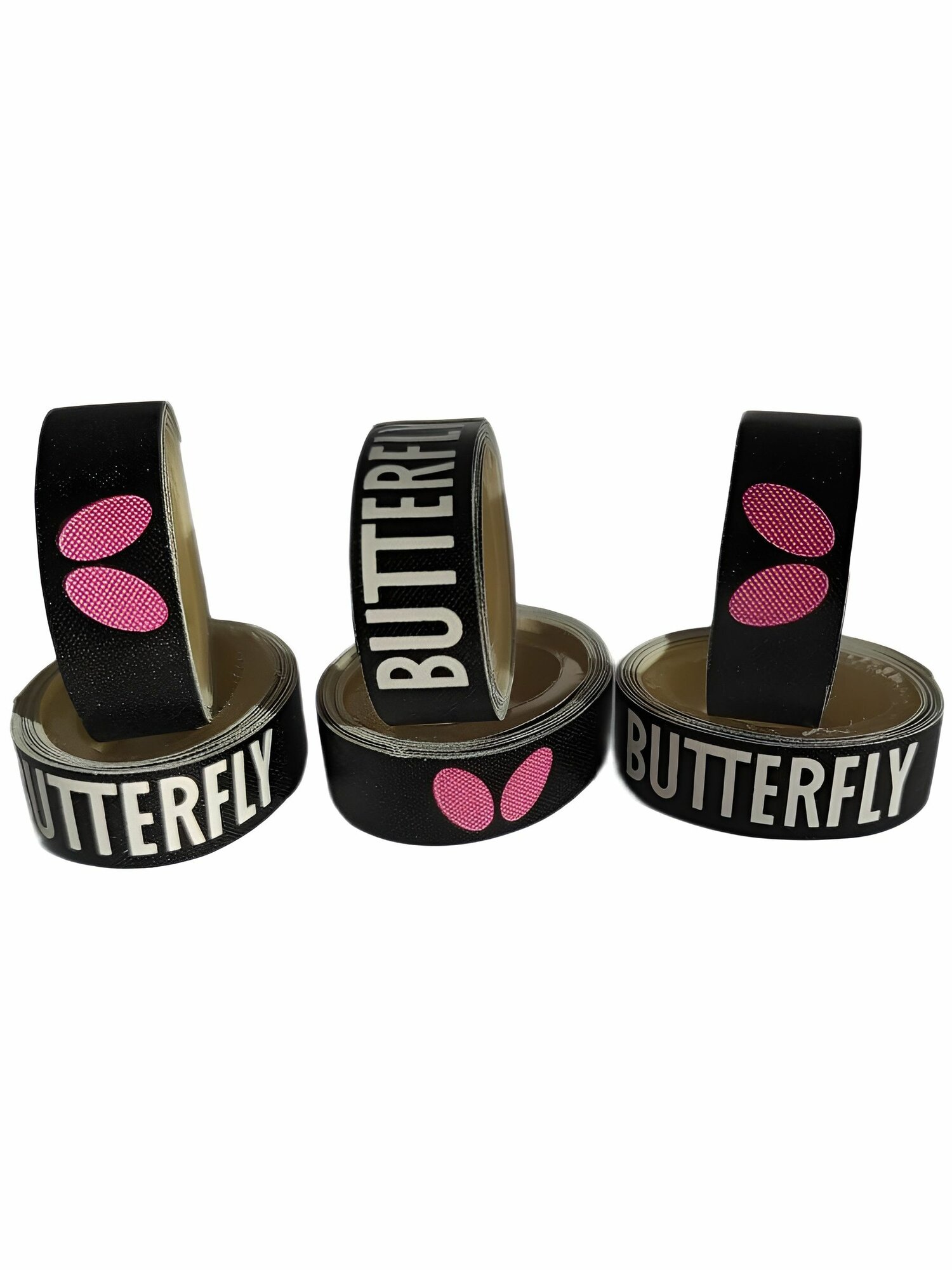 Торцевая лента для ракетки настольного тенниса BUTTERFLY 1m x 12mm, черная