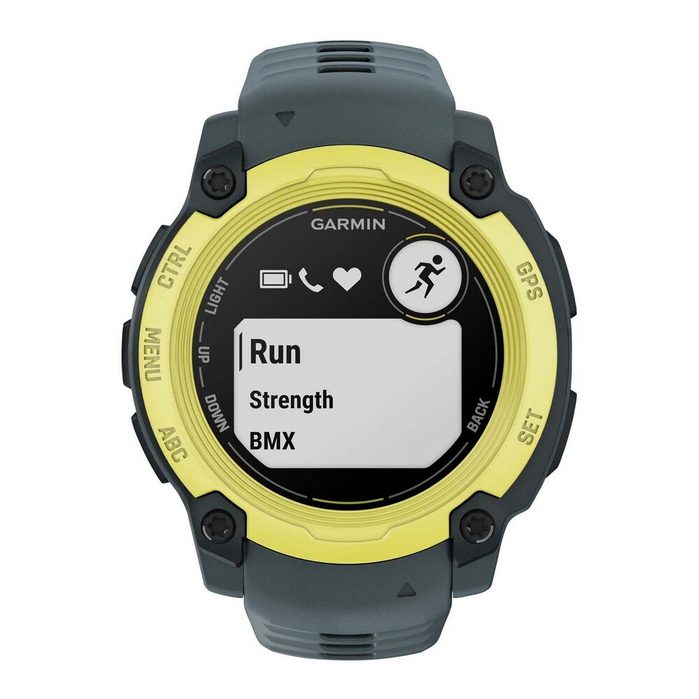 Умные часы Garmin Instinct E 40mm, Electric Lime / Twilight, синий (010-02932-01)