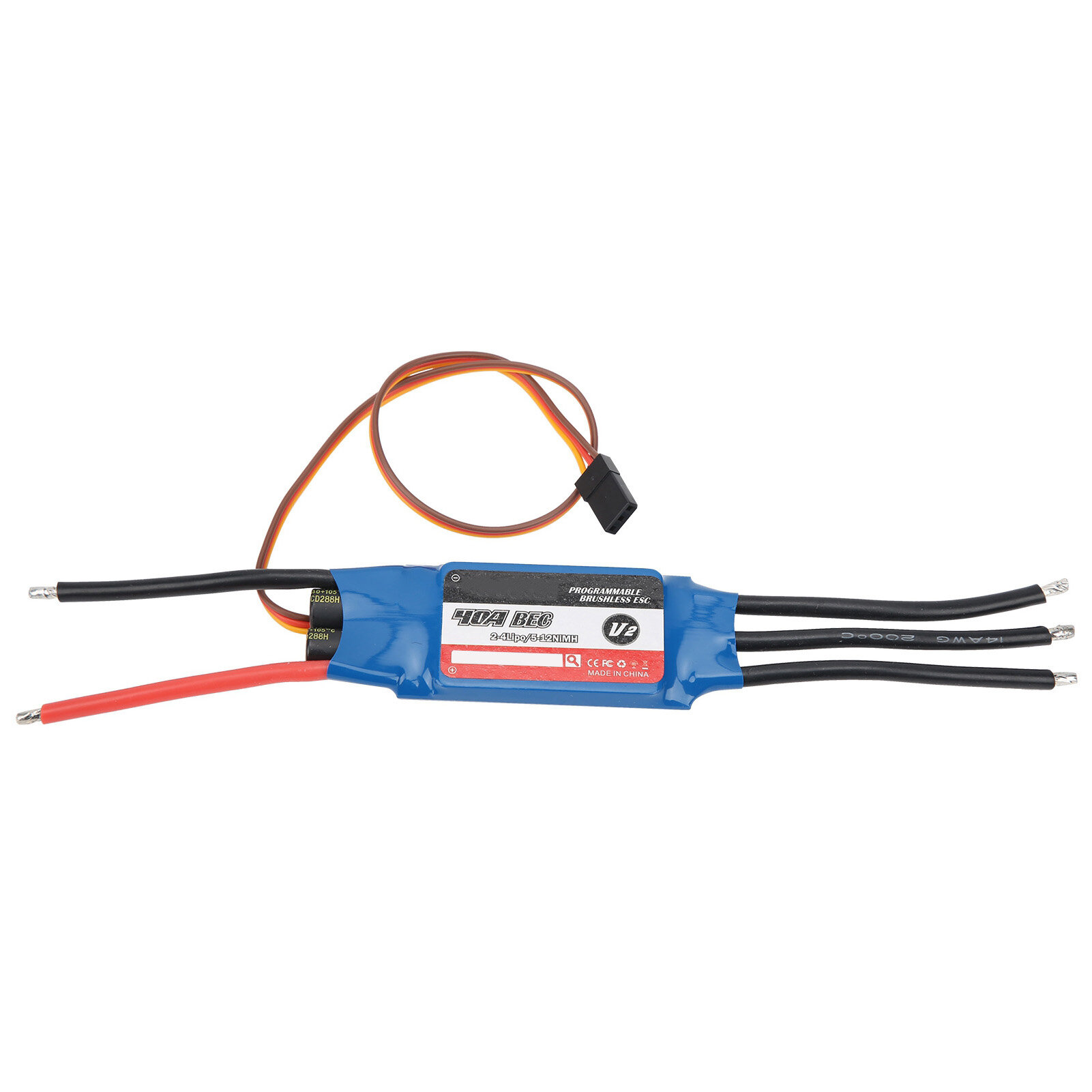 40A Бесщеточный ESC электронный регулятор скорости 24S 512NC с BEC 5V 3A высокой производительности для радиоуправляемых моделей и дронов