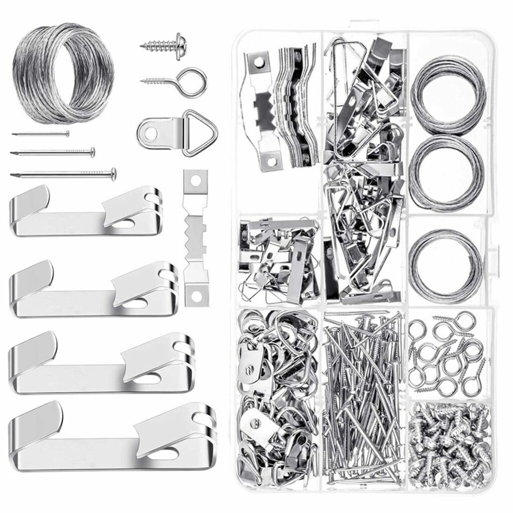 246 шт. крючки для картин с гвоздями