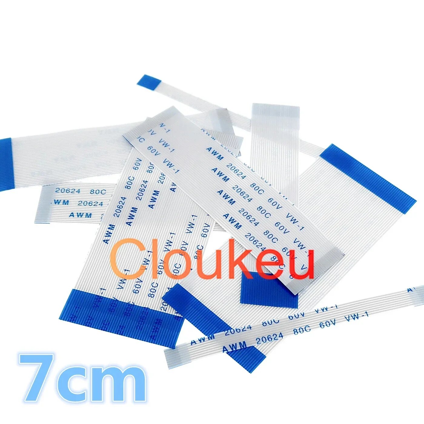 Cloukeu гибкий плоский кабель FFC FPC 0,5 1,0 мм 7 см 24Pin, FFC0.5-70mm, A-same direction, 10 piece-